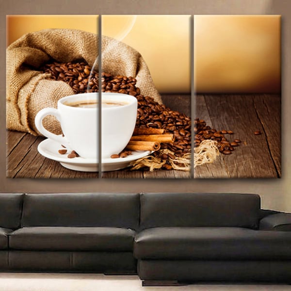 Coffee Canvas Art - Etsy