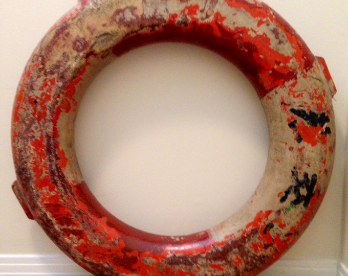 Vintage Life Ring • Antique Boat, Ship Life Preserver FREE SHIPPING - Etsy