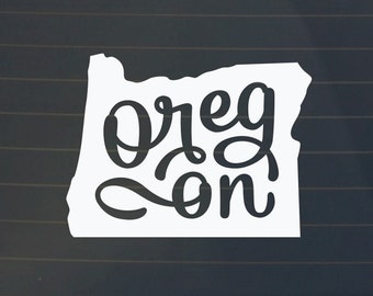 Oregon Decal - Etsy