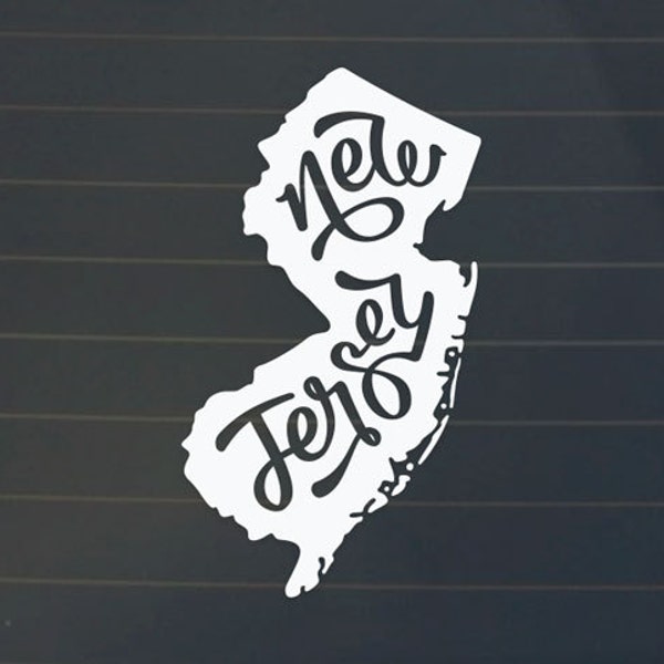 New Jersey Decal - Etsy