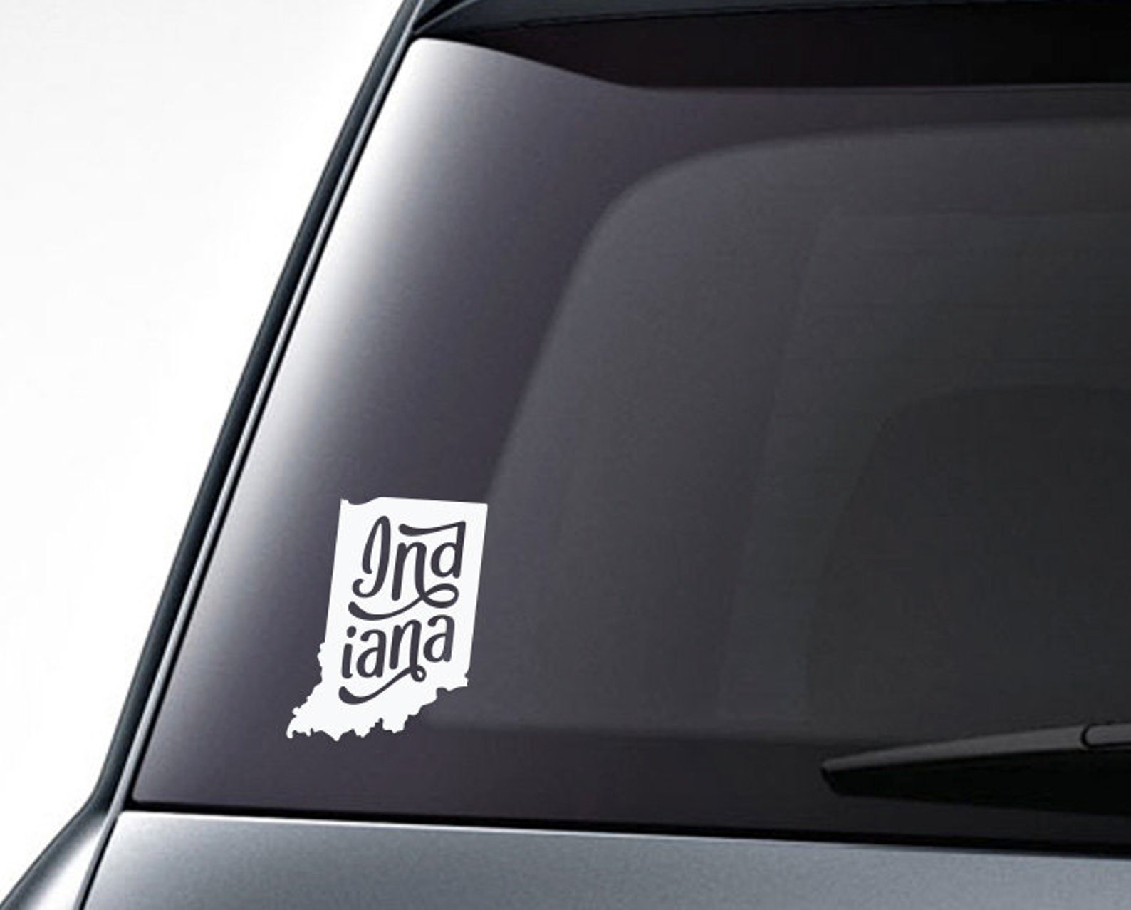 Indiana Indiana Decal Indiana Sticker - Etsy