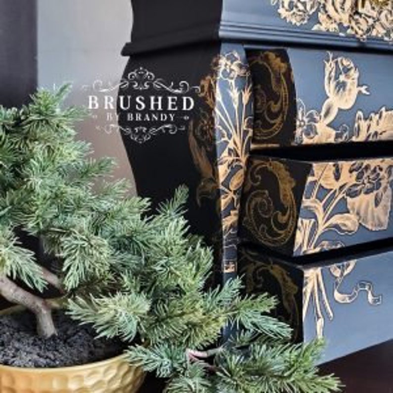 Elegant Scrolls Stamp Prima Re-design Acrylic Stamp | Etsy