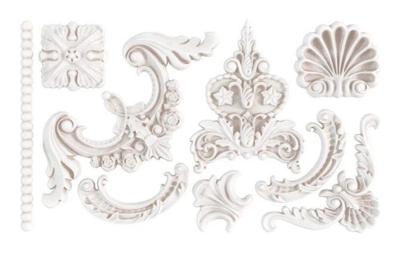Classic Elements Mould | IOD Furniture Appliques (6"x10") - Etsy