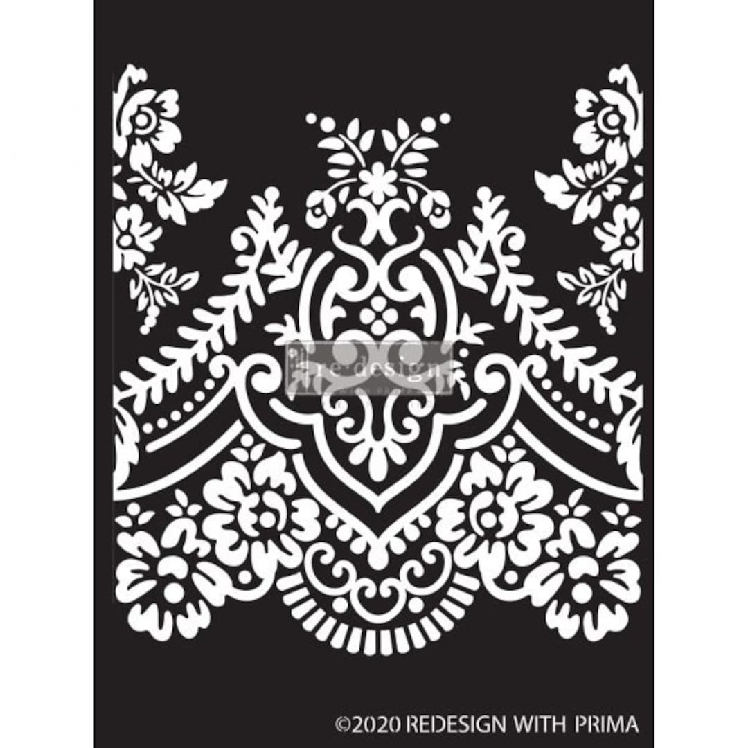Elegant Lace Stencil | Prima Re-design | Stencil | Furniture Stencil ...