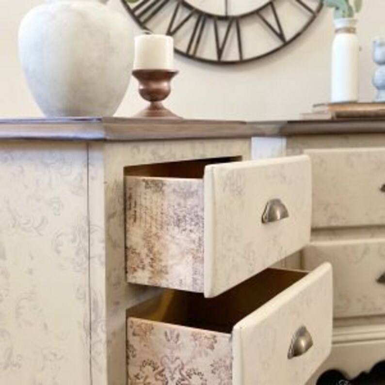 Elegant Scrolls Stamp Prima Re-design Acrylic Stamp | Etsy