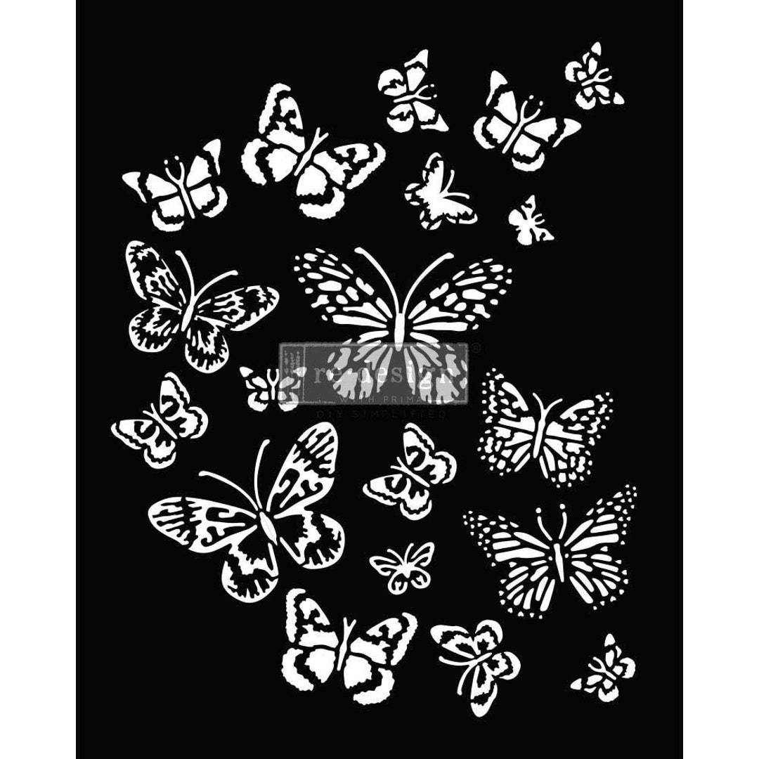 Butterfly Stencil | Prima Re-design, Furniture & Wall Decor (20x16") - Etsy
