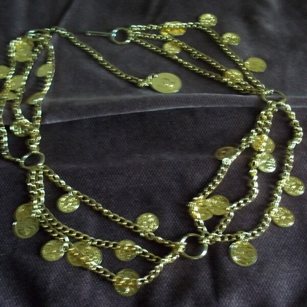 Vintage Coin Belt - Etsy