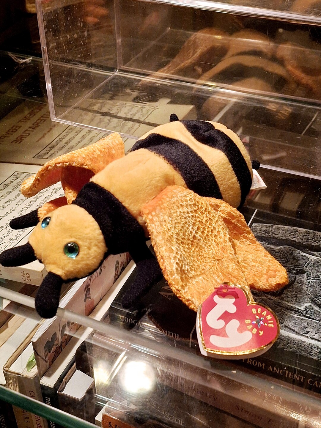 Vintage Ty Beanie Baby Buzzie the Bee - Etsy