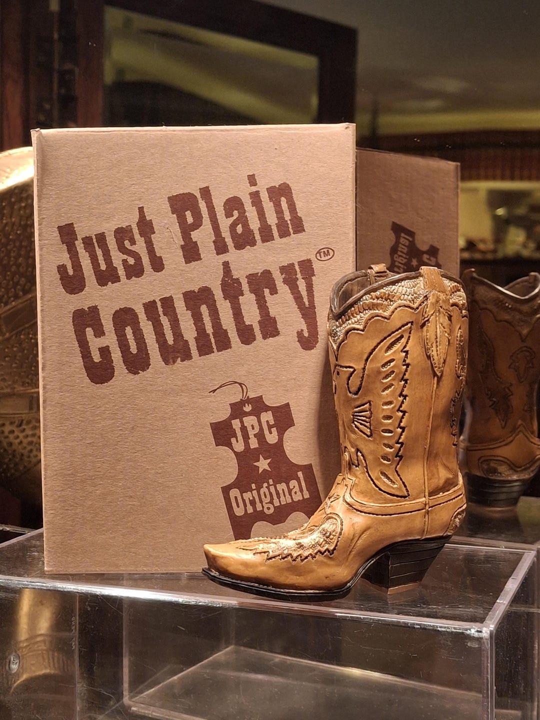 Free Spirit Vintage Country Artists Just Plain Country Resin Cowboy ...