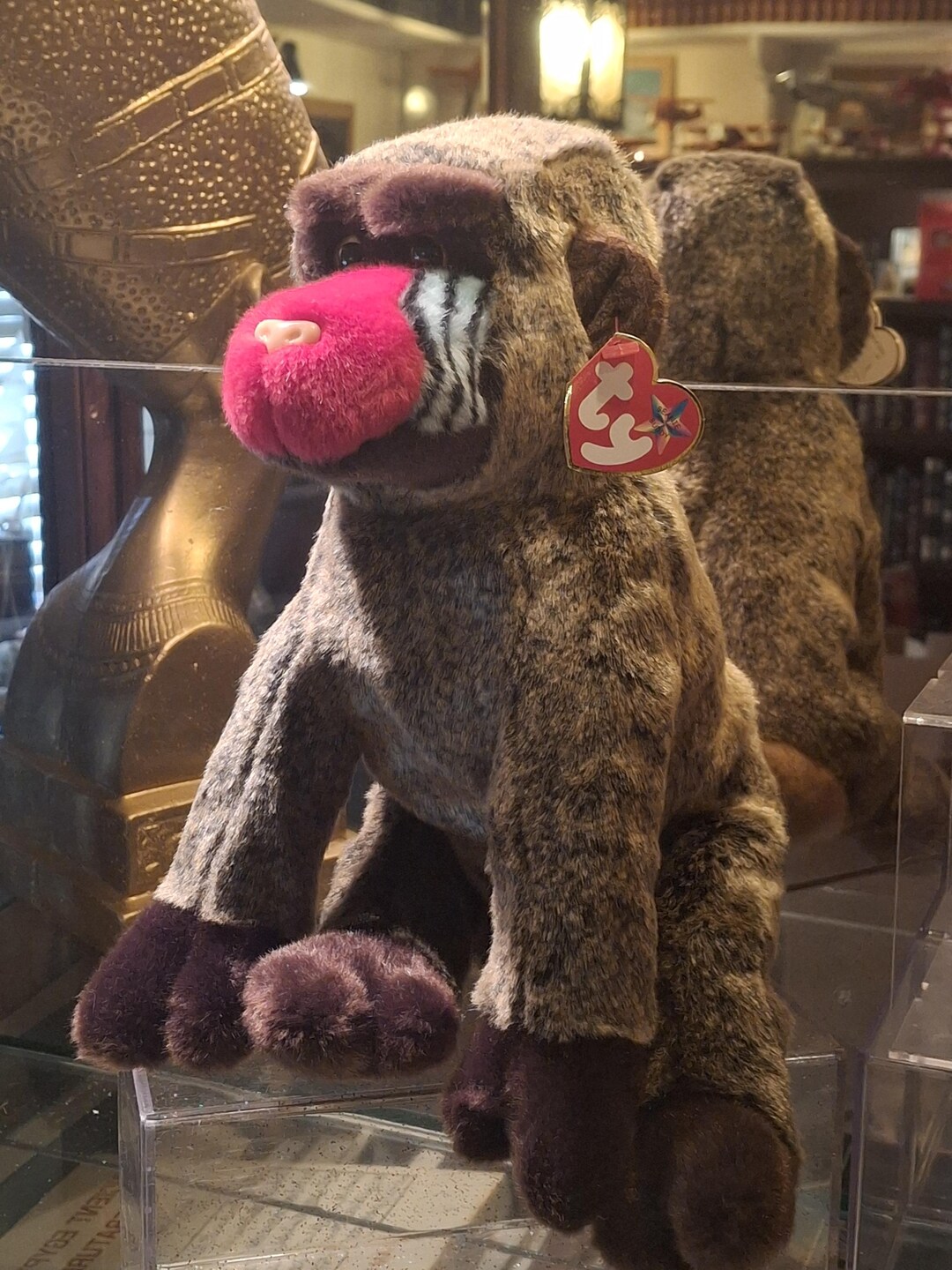 Vintage Ty Beanie Buddy Cheeks the Plush Baboon - Etsy