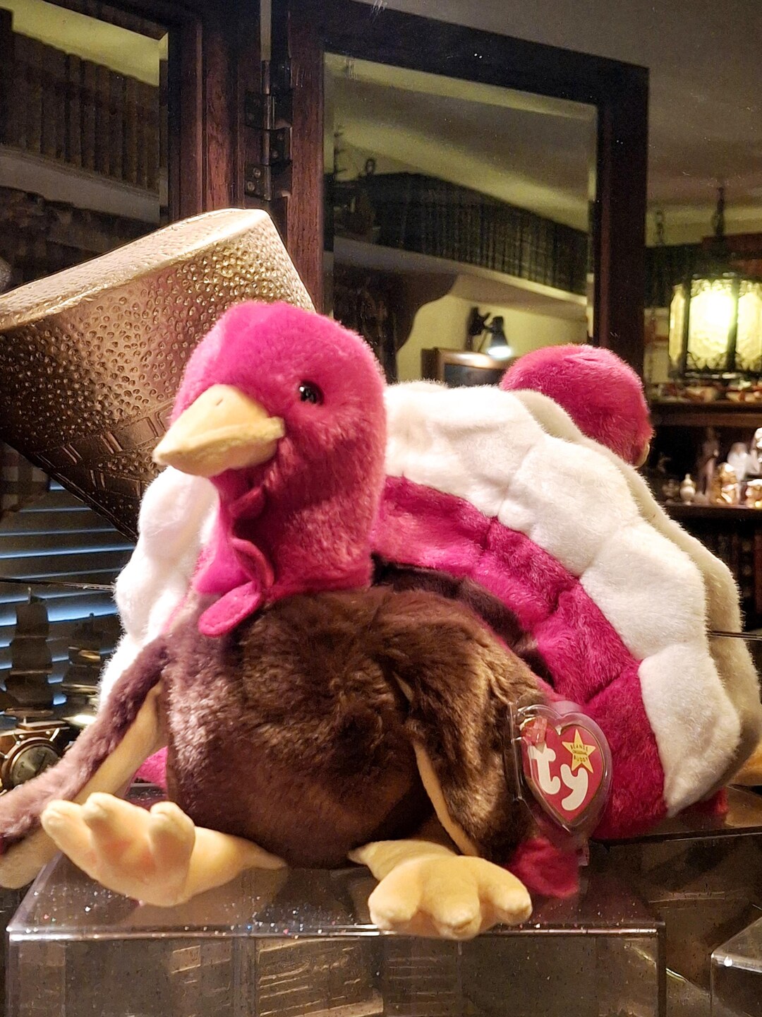 Vintage Ty Beanie Buddy Gobbles the Plush Thanksgiving Turkey - Etsy