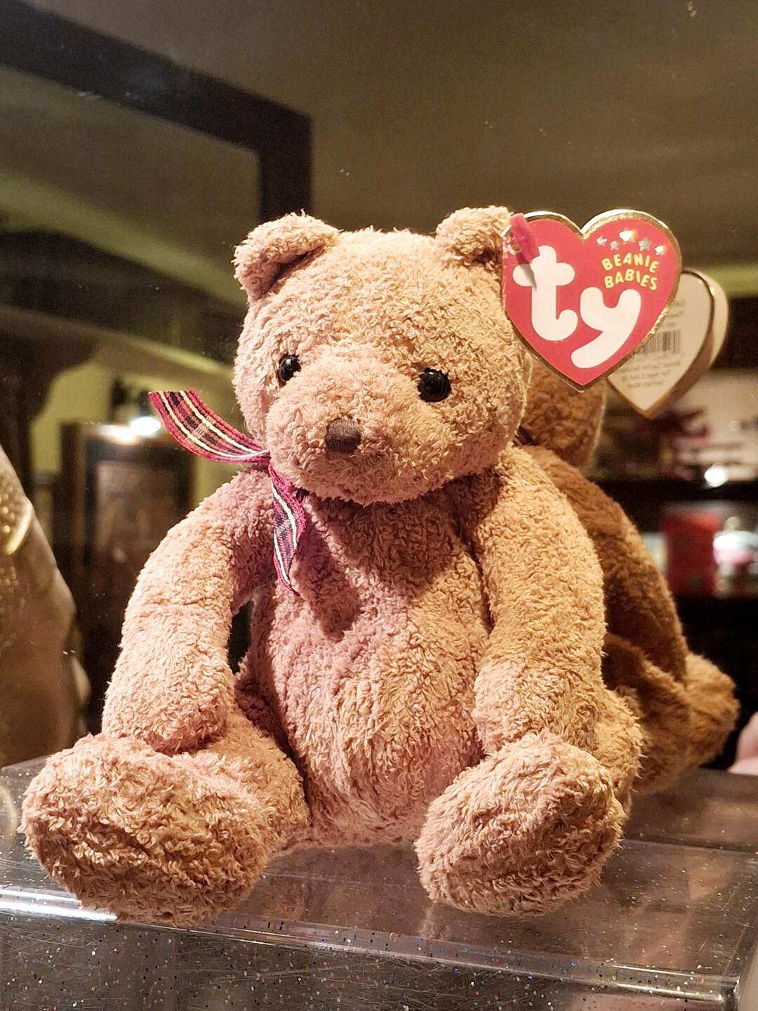 Vintage Ty Beanie Baby Woody the Teddy Bear - Etsy