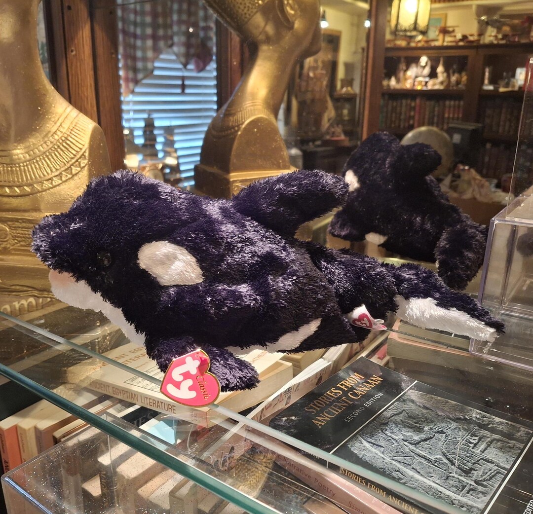 Vintage Ty Classic Jonah the Plush Orca Killer Whale - Etsy