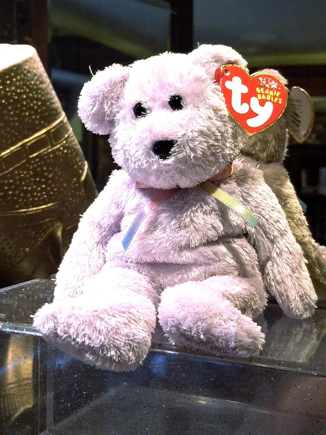 Vintage Ty Beanie Baby Sherbet the Teddy Bear Purple - Etsy
