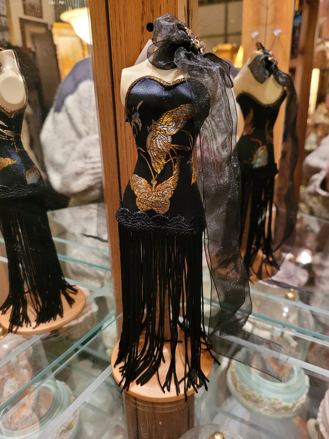 Putting on the Ritz by Popular Imports Miniature Black Dress - Etsy