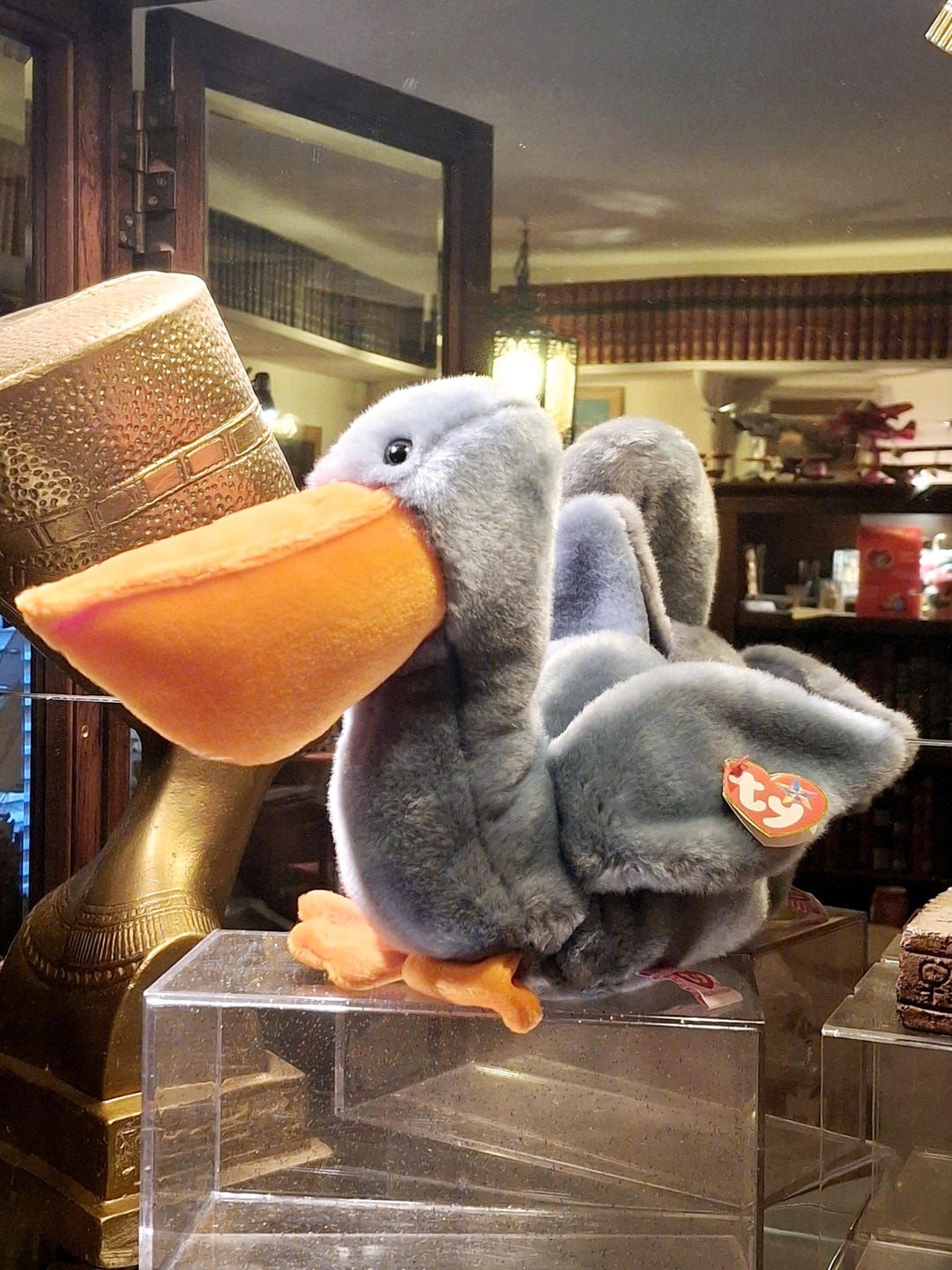 Vintage Ty Beanie Buddy Scoop the Plush Pelican - Etsy