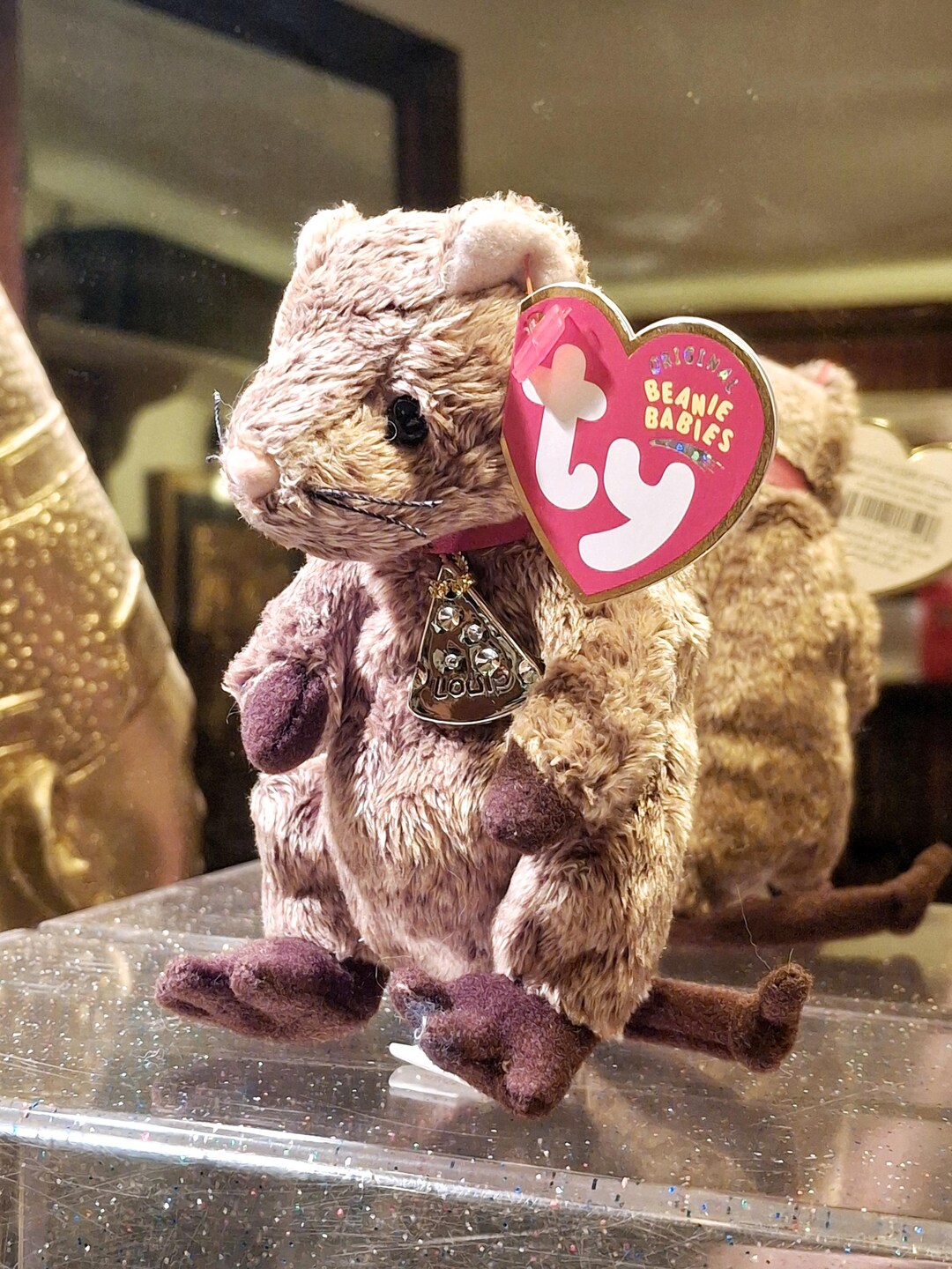 Vintage Ty Beanie Baby Louis the Mouse Garfield Movie Tie-in - Etsy