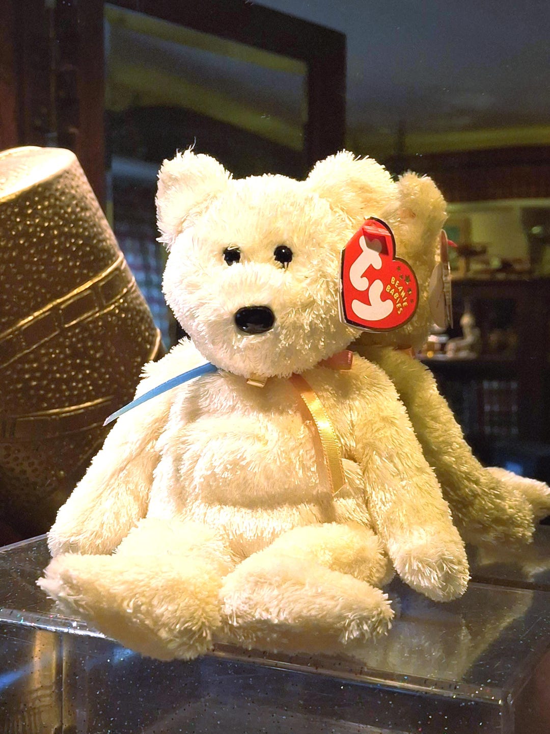 Vintage Ty Beanie Baby Sherbet the Teddy Bear Light Yellow - Etsy