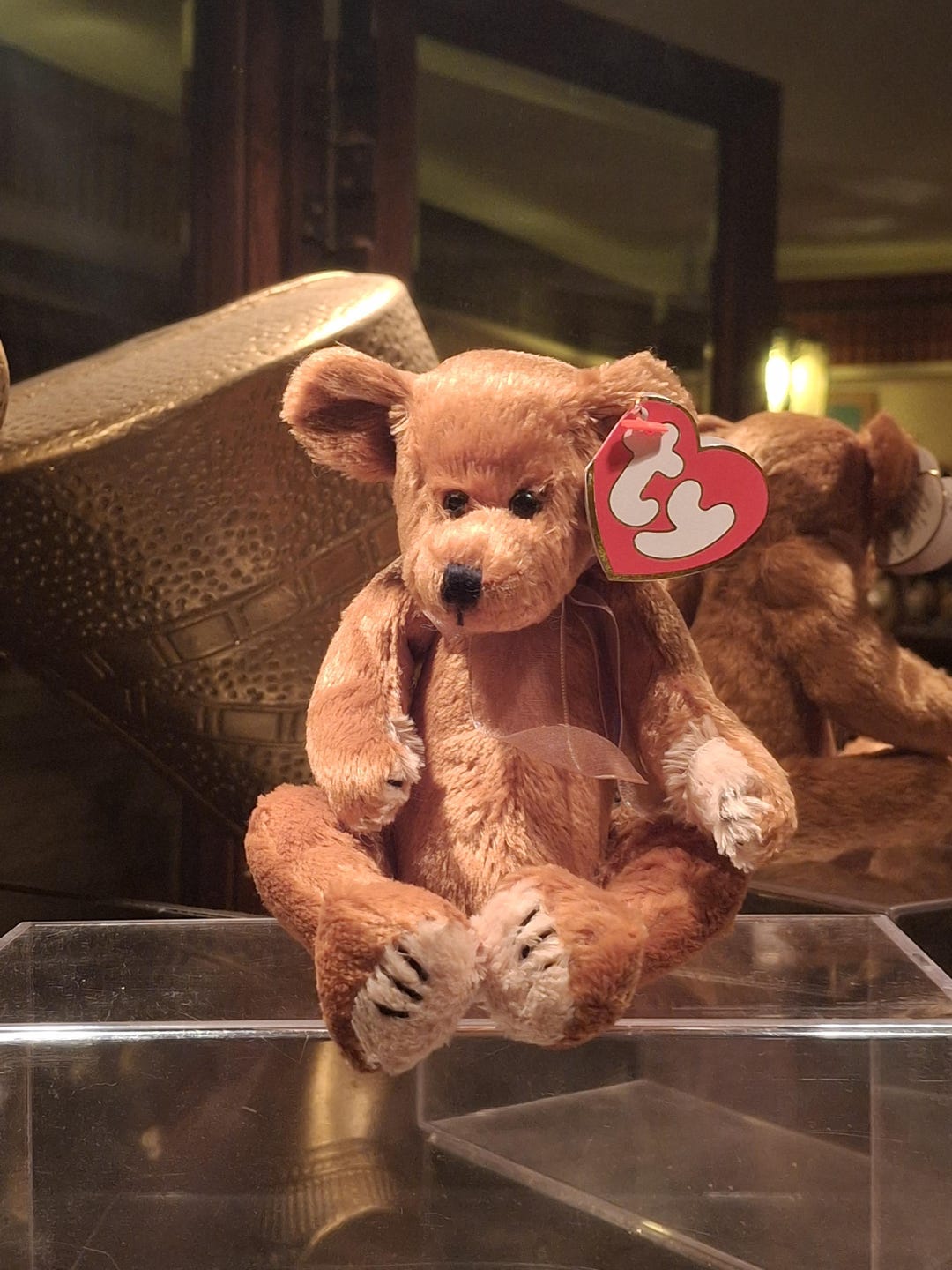 Vintage Ty Attic Treasures Carson Poseable Plush Teddy Bear - Etsy