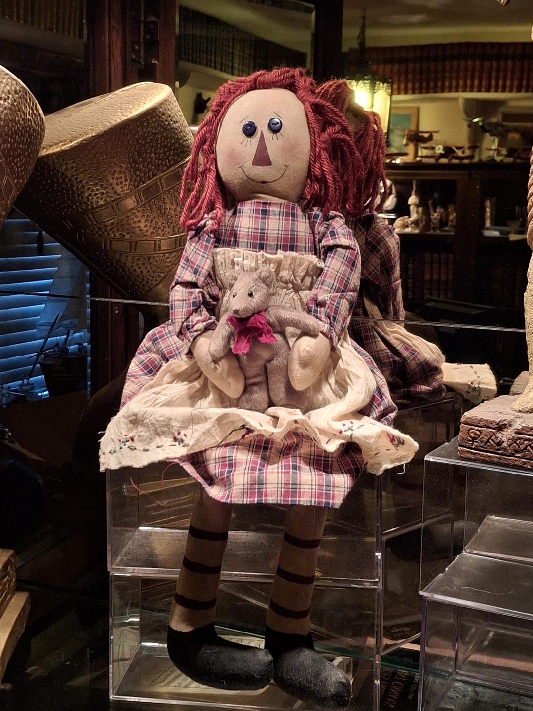 Vintage Springford 16 Inch Raggedy Ann Doll With Teddy Bear - Etsy