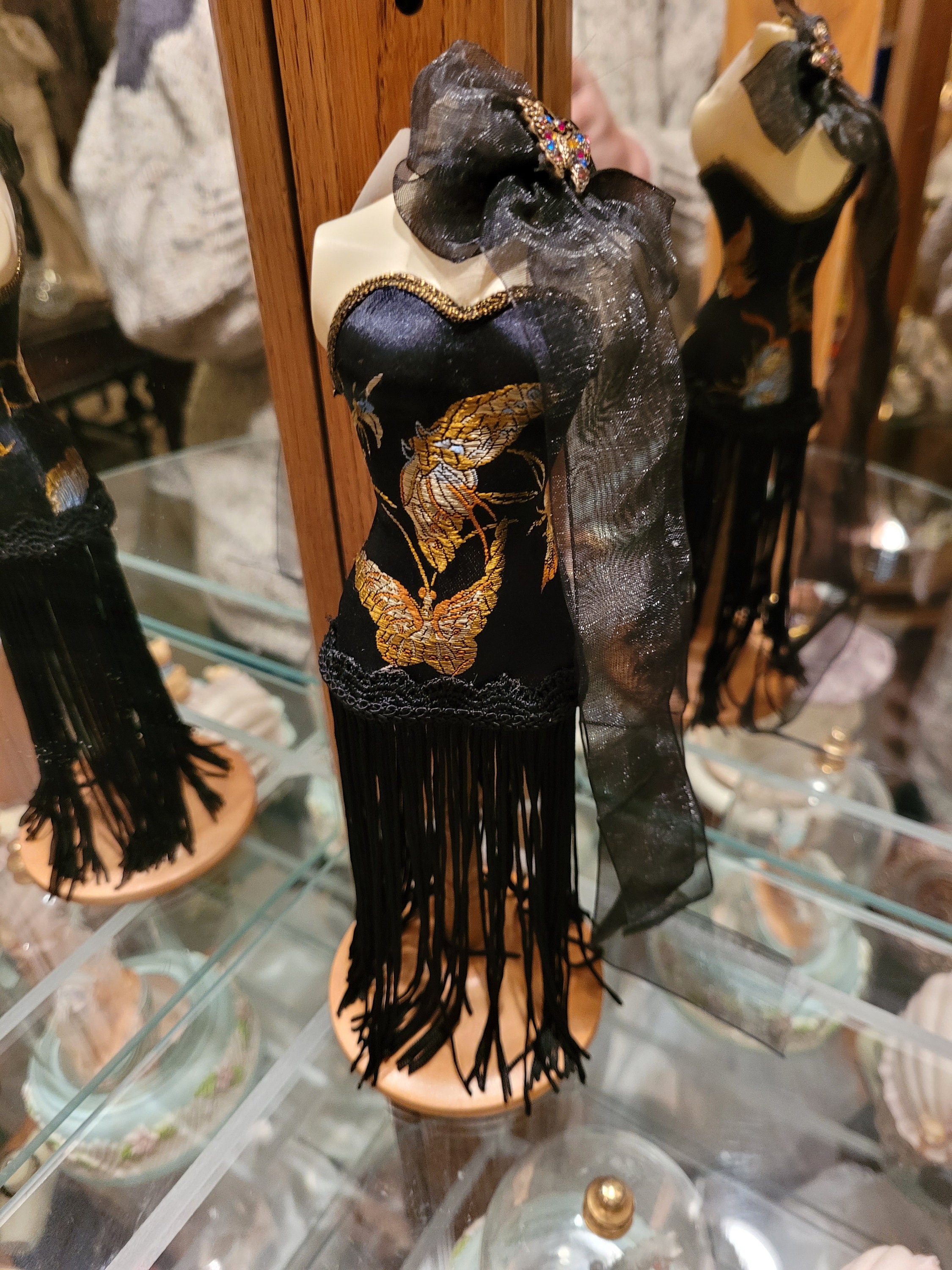 Putting on the Ritz by Popular Imports Miniature Black Dress - Etsy