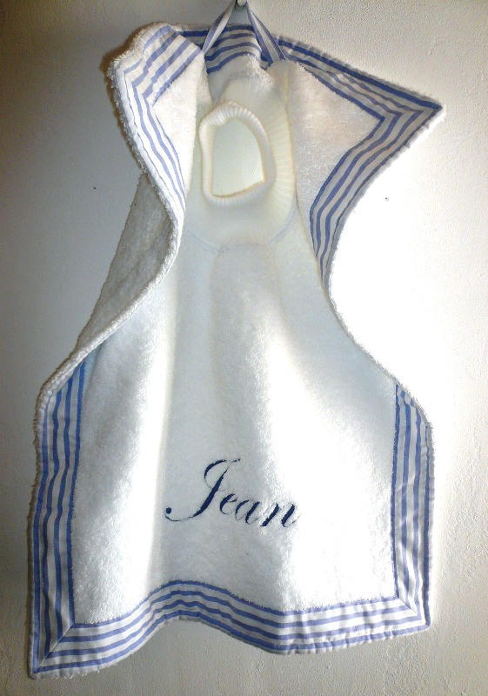 Child or Baby Napkin Customized With Embroidery Ribbed - Etsy