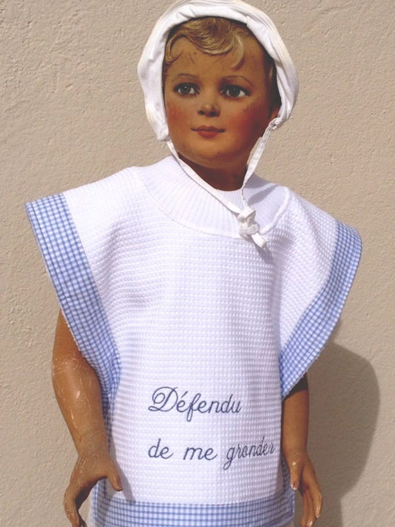 Child or Baby Napkin Customized With Embroidery Ribbed - Etsy