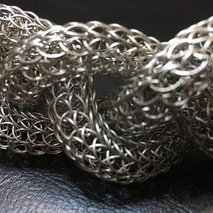 Bracelet Knotted Wire Mesh Bracelet Soft Wire Mesh is Formed - Etsy