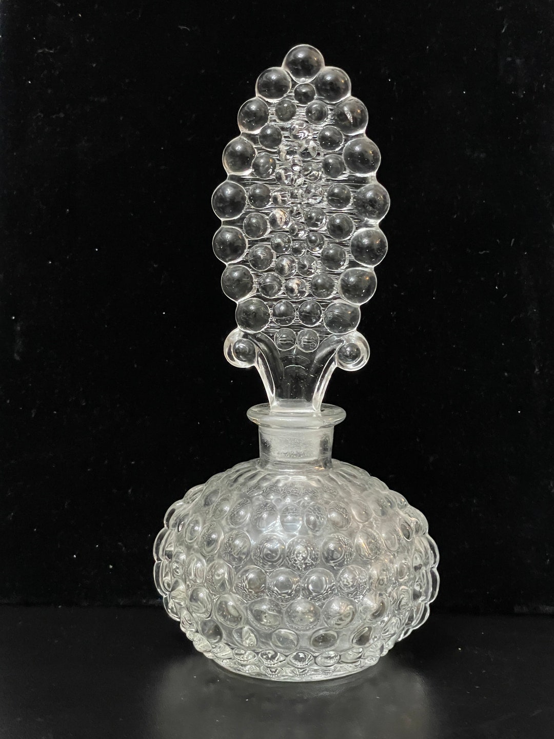 Vintage Fenton Dew Drop Glass Perfume Bottle, Hobnail Pattern - Etsy