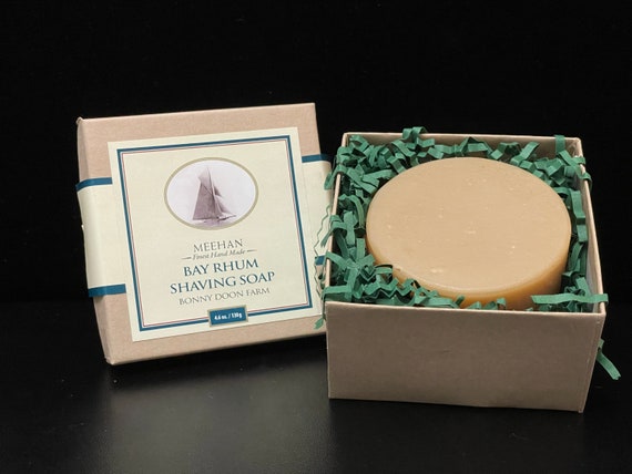 Meehan Bay Rhum Shaving Soap Boxed and Gift Ready With Our - Etsy