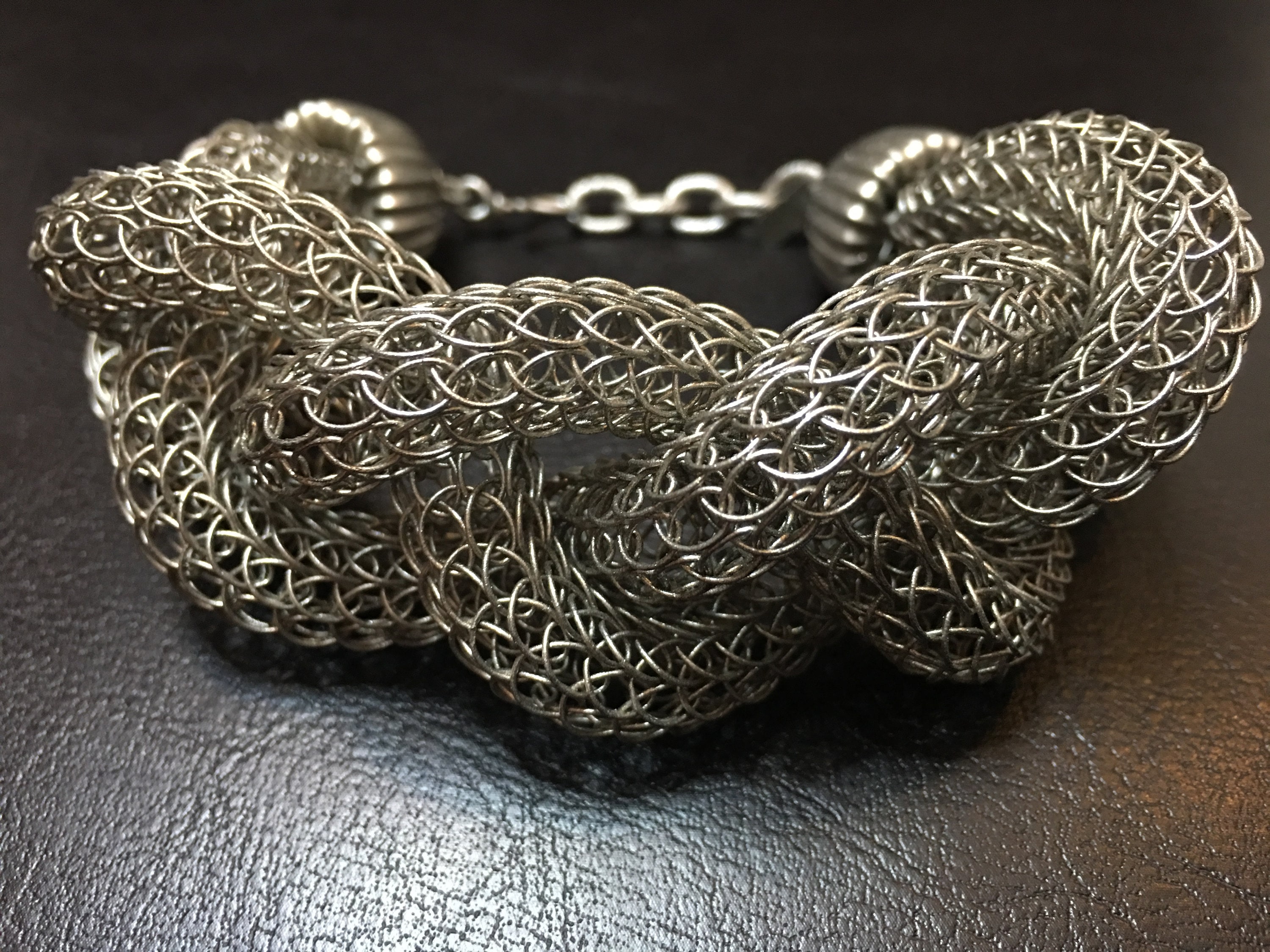Bracelet Knotted Wire Mesh Bracelet Soft Wire Mesh is Formed - Etsy