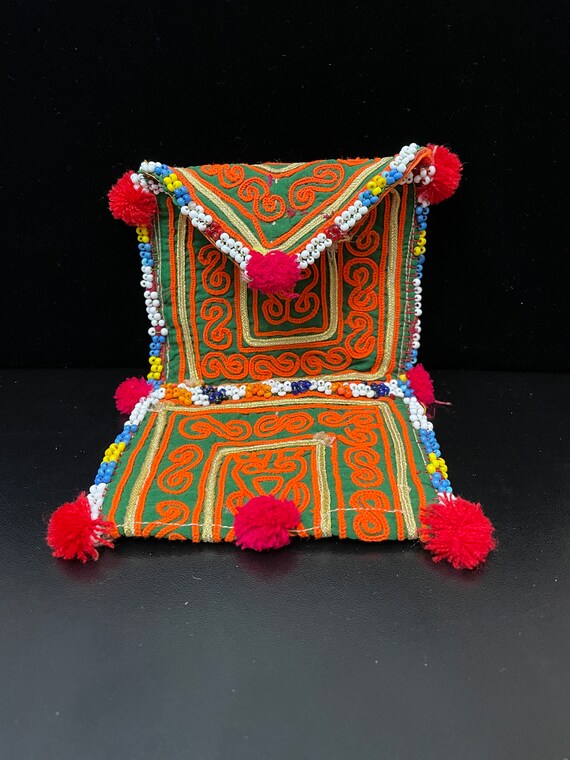 Afghan kuchi embroidered tribal vintage cloth wallet/… - Gem