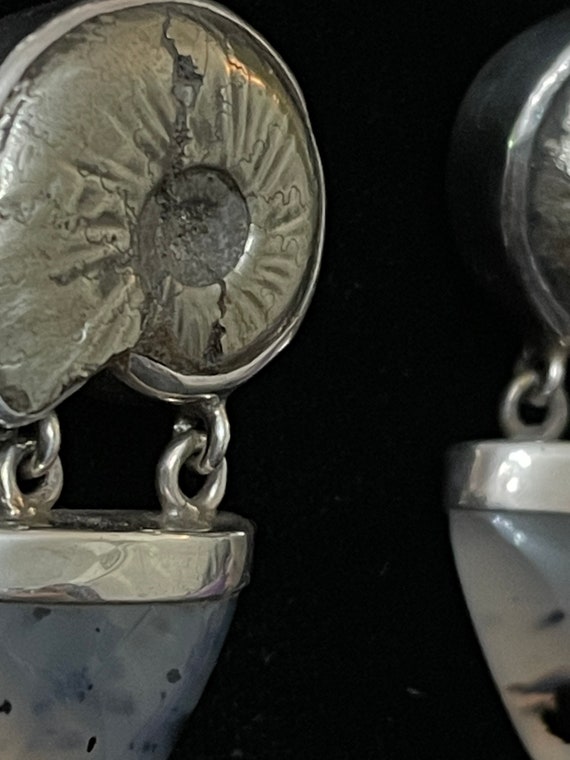 Vintage Misti Martin, Ammonite, Montana Moss Agate, w… - Gem