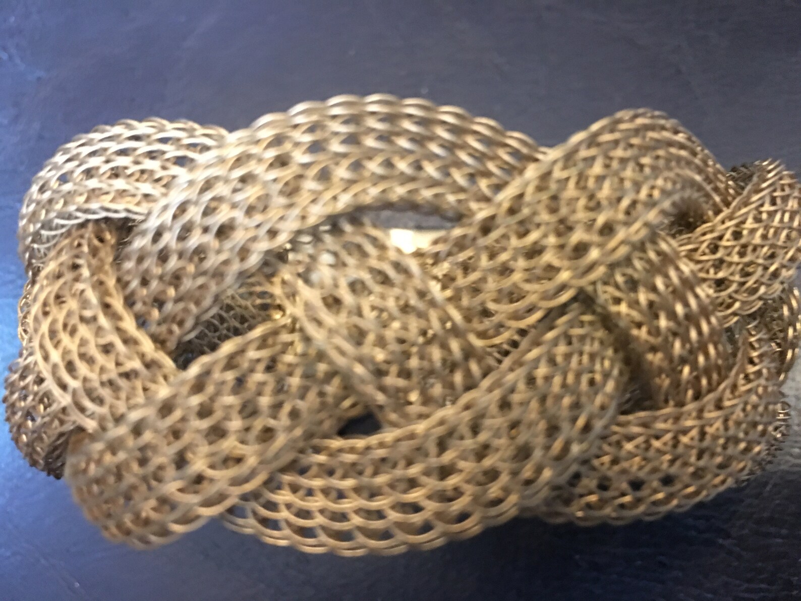 Woven Mesh Bracelet Soft Wire Mesh is Formed Into a Braided and ...