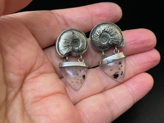 Vintage Misti Martin, Ammonite, Montana Moss Agate, w… - Gem