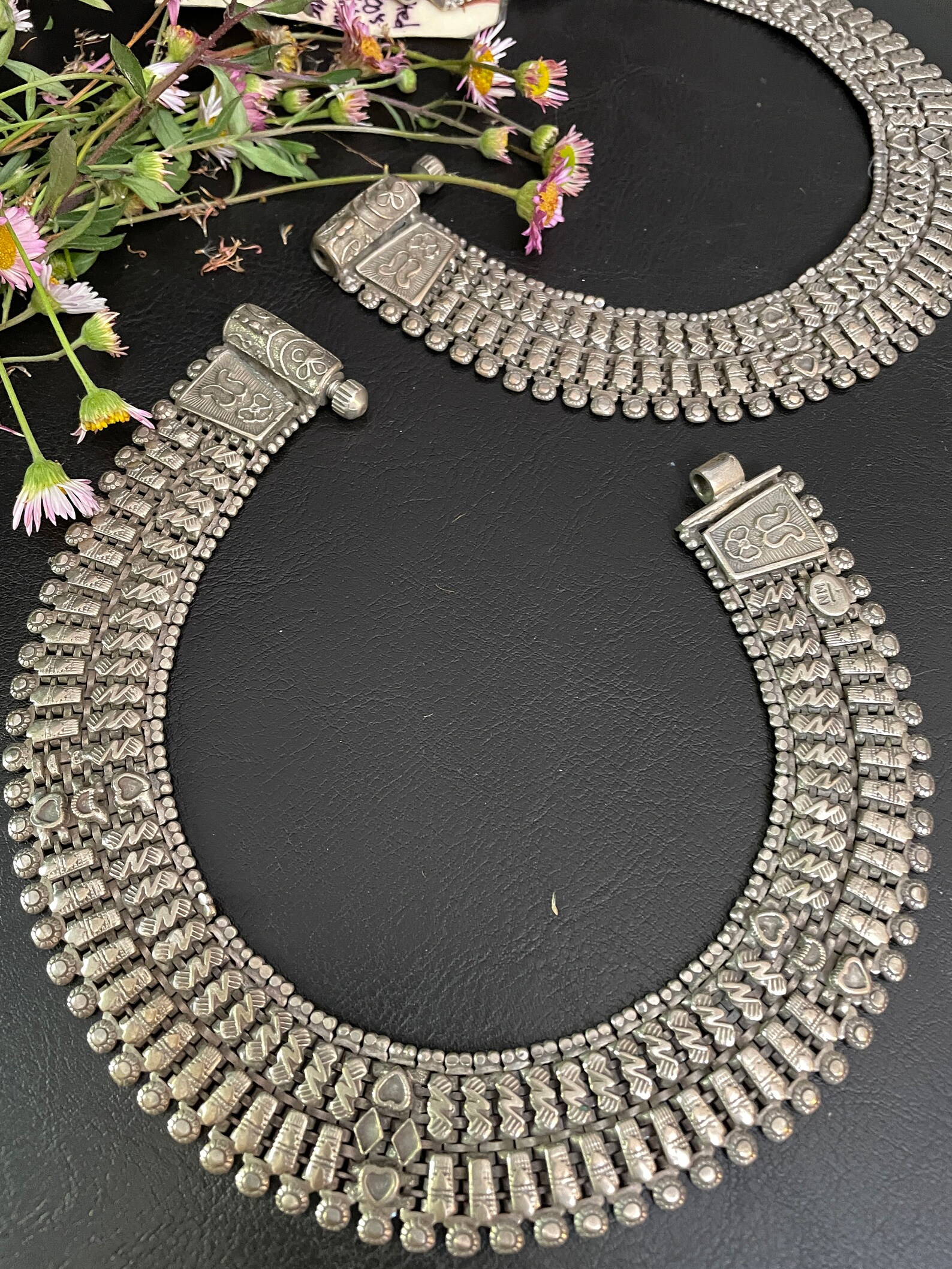 Vintage Matching Anklets From Rajasthan India High-grade | Etsy