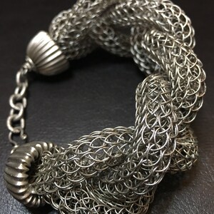 Bracelet Knotted Wire Mesh Bracelet Soft Wire Mesh is Formed - Etsy
