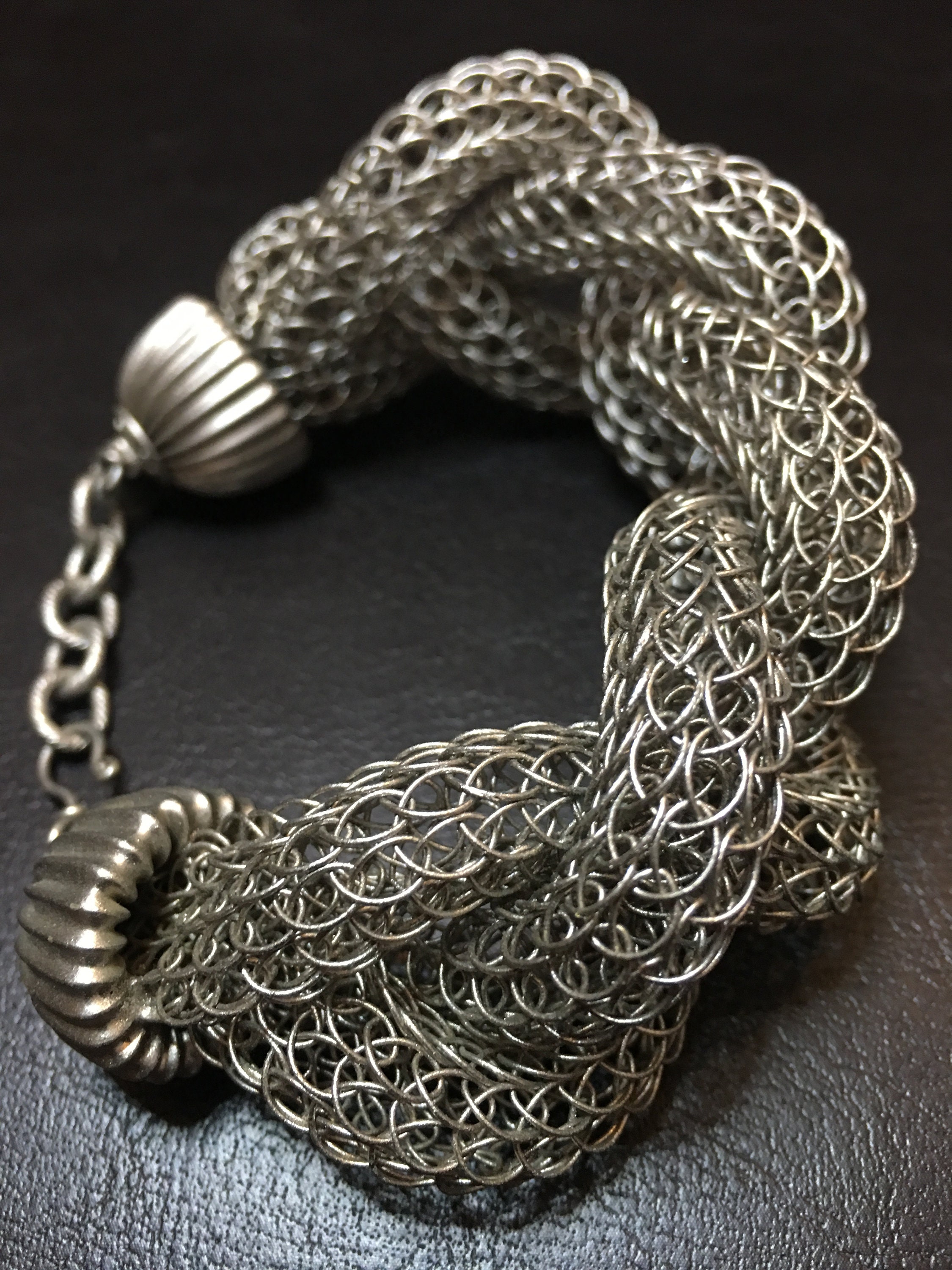 Bracelet Knotted Wire Mesh Bracelet Soft Wire Mesh is Formed - Etsy