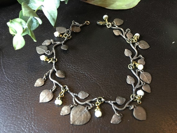 Bracelet an Elegant Botanical Piece Inspired by the Leaves - Etsy