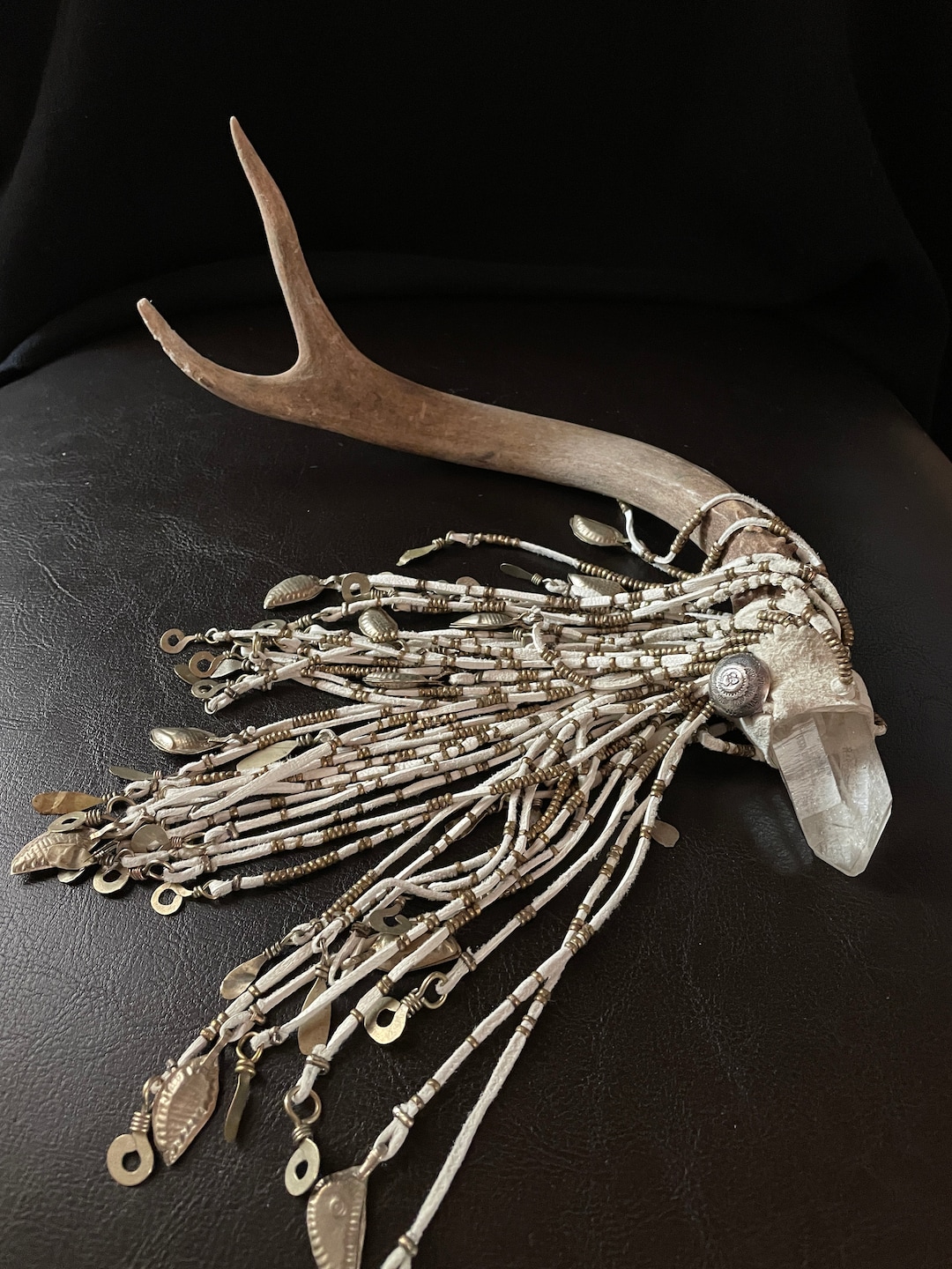 Shamanic Crystal Wand With Intention, for Your Ceremonies, Your Sacred ...