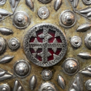 Antique Turkmen Old Silver Amulet, Tribal Talisman Flat Container ...