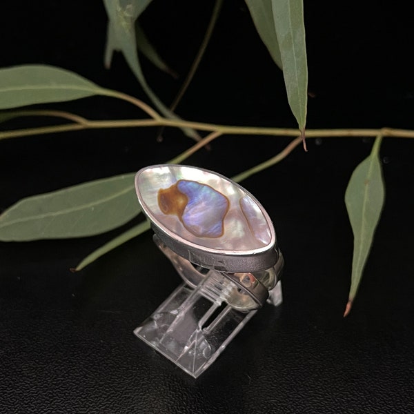 Abalone Ring - Etsy