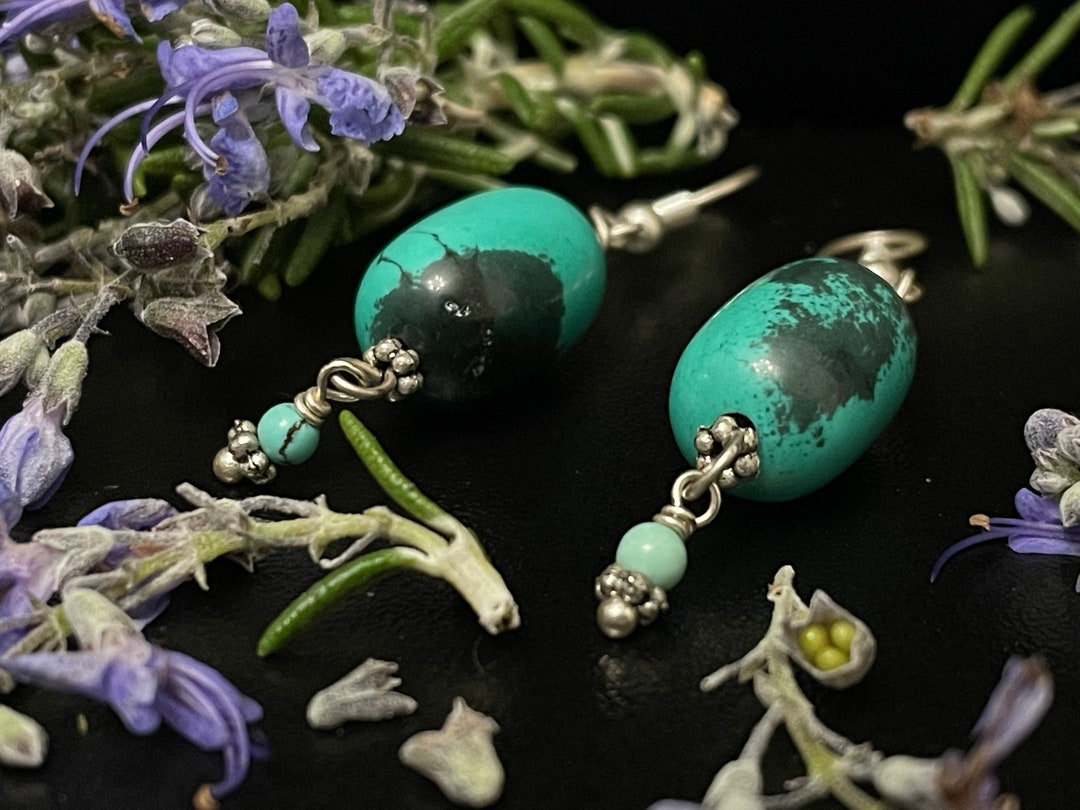 Petite and Gorgeous, Simplicity at Its Best. Natural Turquoise, Drop ...