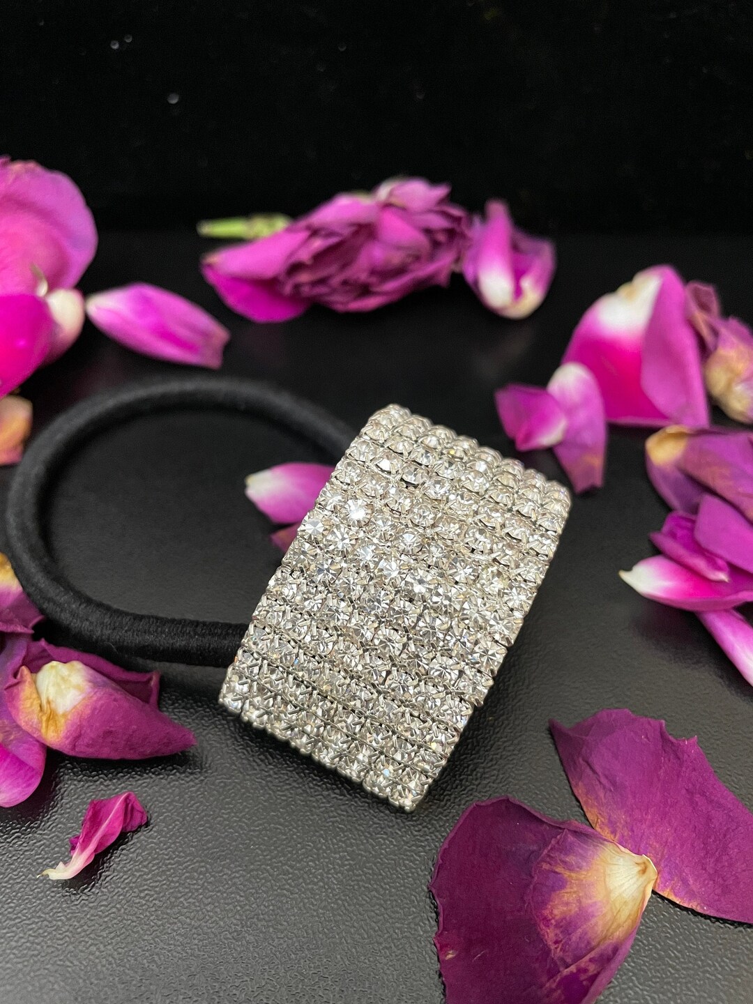 Rhinestone Ponytail Cuff is a Pretty and Fashionable Ponytail Holder ...