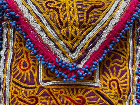 Afghan kuchi embroidered tribal vintage cloth wallet/… - Gem