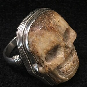 Ring Carved Marlin Fish Bill Bone Steampunk Boho Chic - Etsy