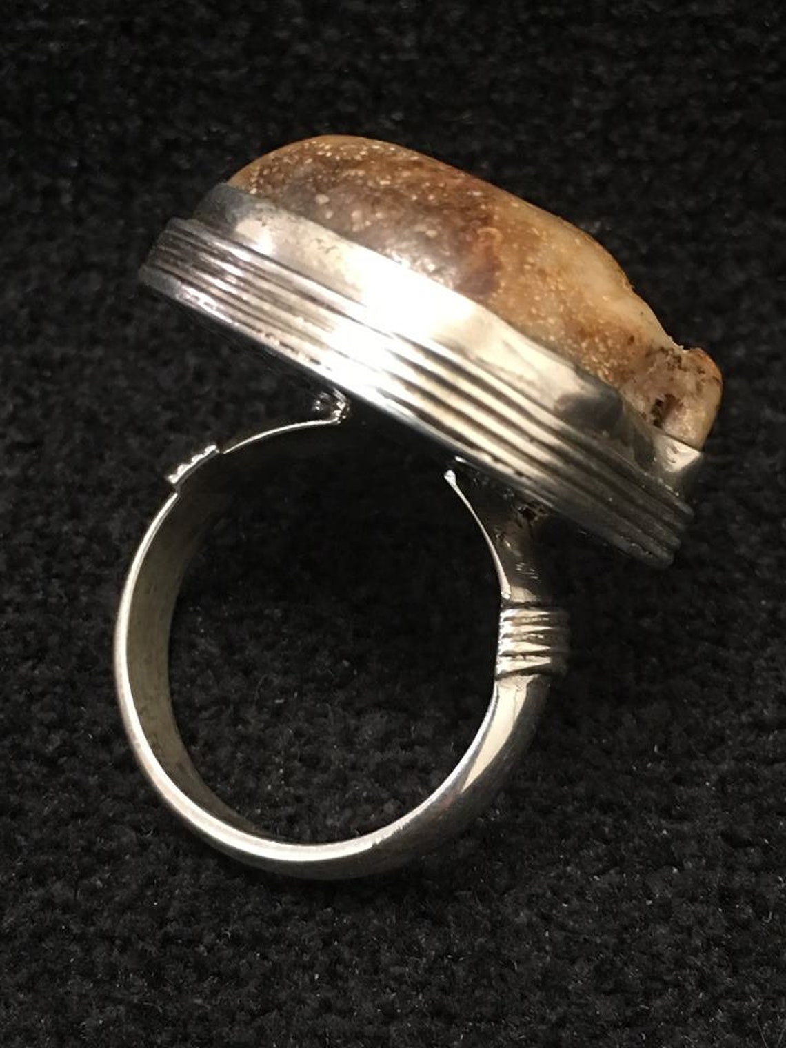 Ring Carved Marlin Fish Bill Bone Steampunk Boho Chic - Etsy