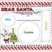 COOKIES FOR SANTA Printable Placemat for Santa Instant Download ...