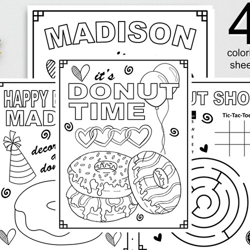 Thanks a Hole Bunch Donut Birthday Sign Table Decor Doughnut | Etsy