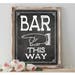 Instant 'BAR THIS WAY' Bar Hand Right and Left | Etsy
